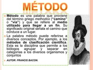 Metodo y metodologiaaa | PPTX