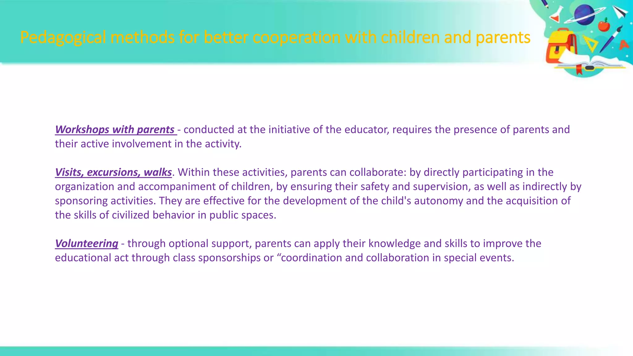 Metods parents feedback | PPT