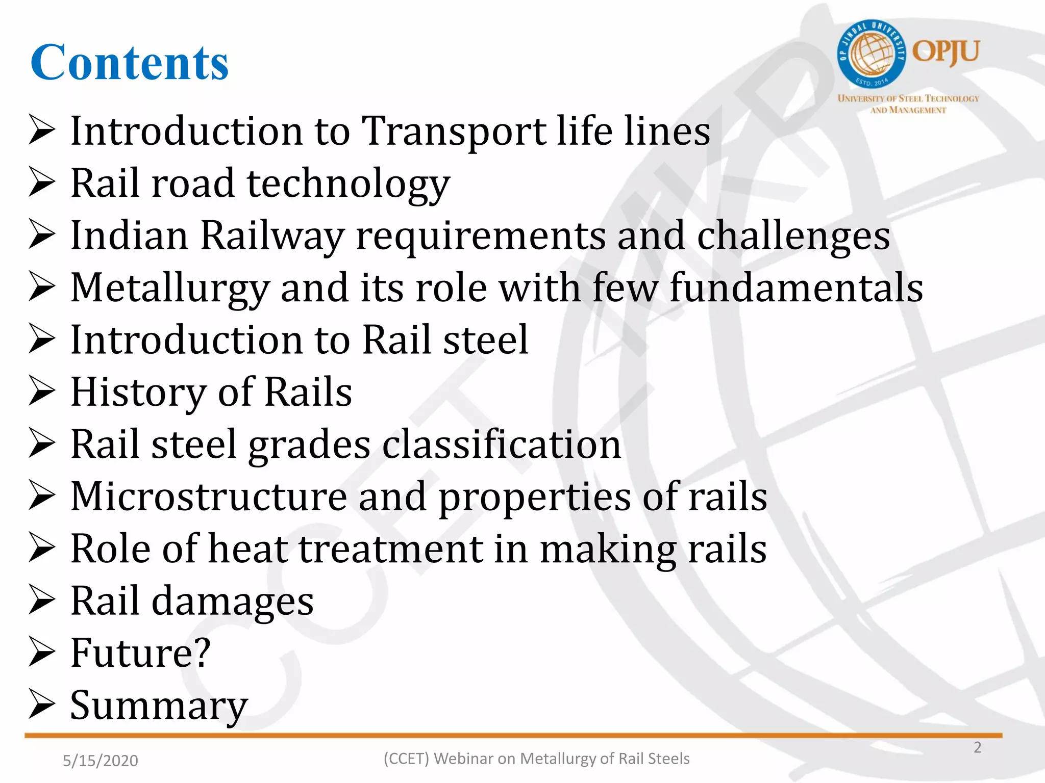 Metallurgy of Rail Steels_MKP | PDF
