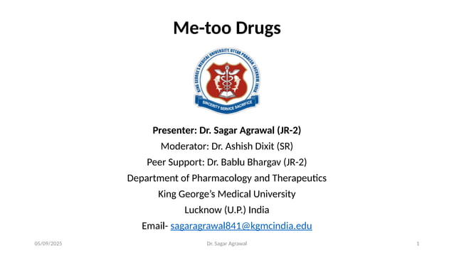 Me Too drugs ( it's advantages & disadvantages).pptx