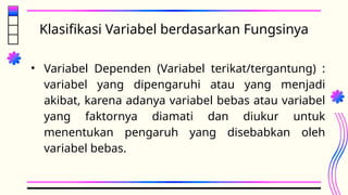 Metopen Variabel, Teknik Pengukuran, Cara Pengumpulan data.pptx