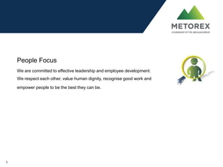 Metorex values slide show | PDF | Business and Finance