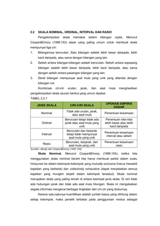 INSTRUMENTASI DAN PENSKALAAN (METODE PENELITIAN) | DOCX