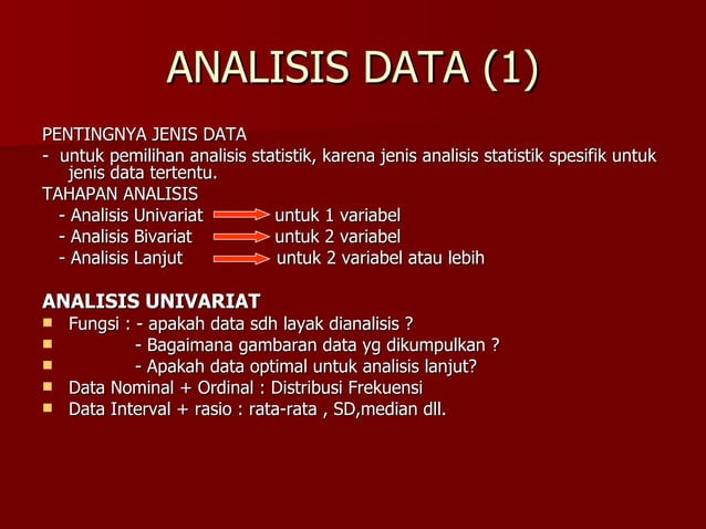 Metpen 5 Analisis Data | PPT