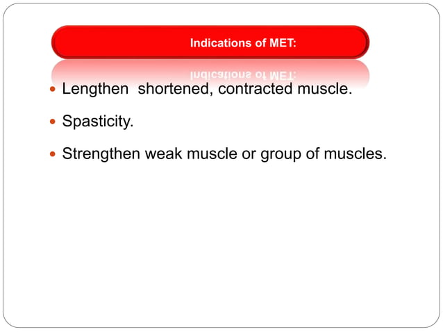 Muscle Energy Technique | PPTX | Physical Therapy | Wellness