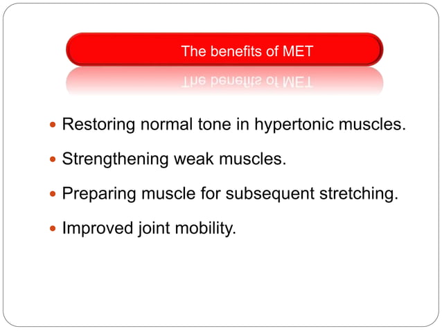 Muscle Energy Technique | PPTX | Physical Therapy | Wellness