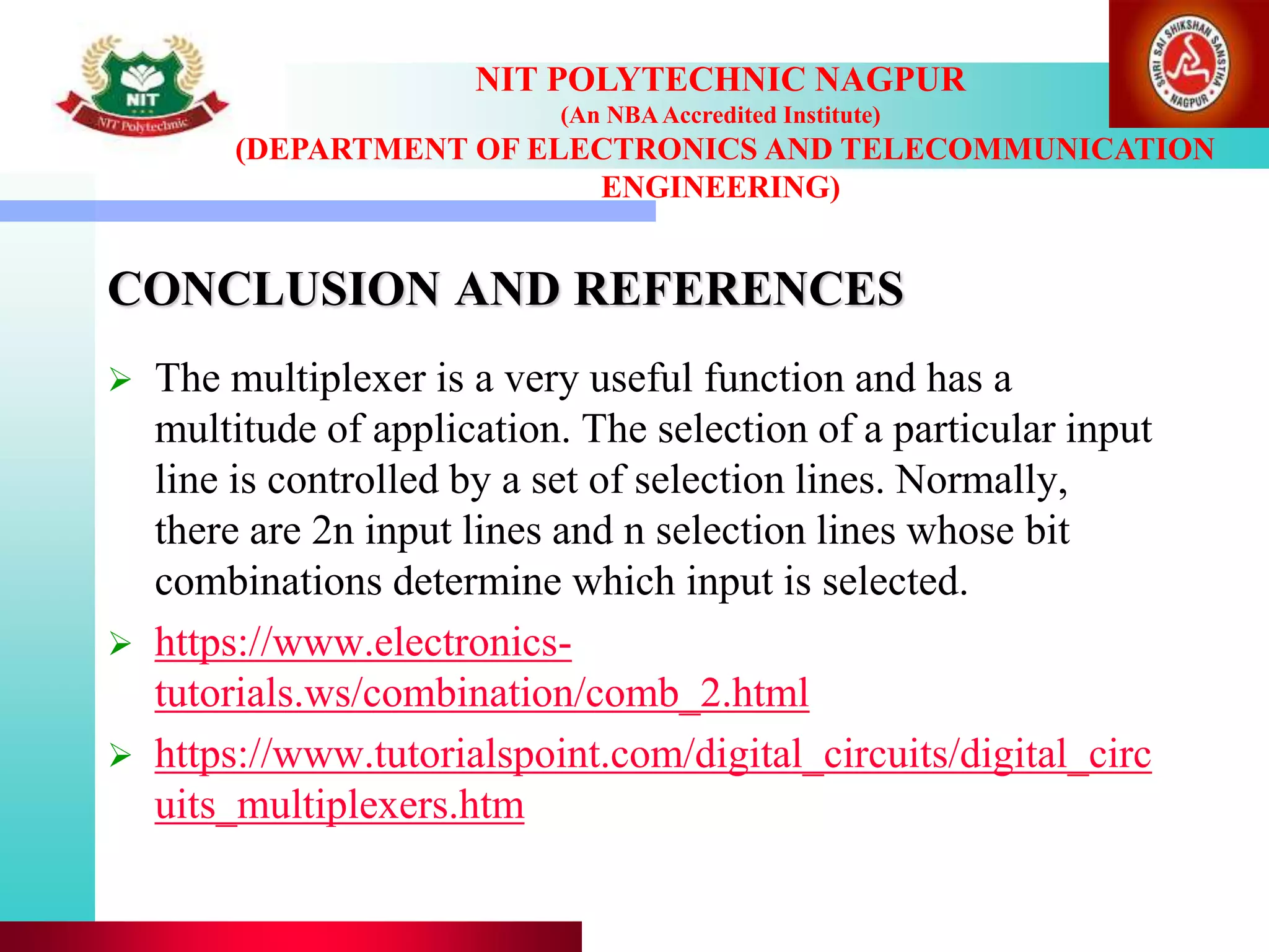 SIMULATE AND BUILD CIRCUIT ON GENRAL PURPOSE PCB OF 4:1 MULTIPLEXER .pptx