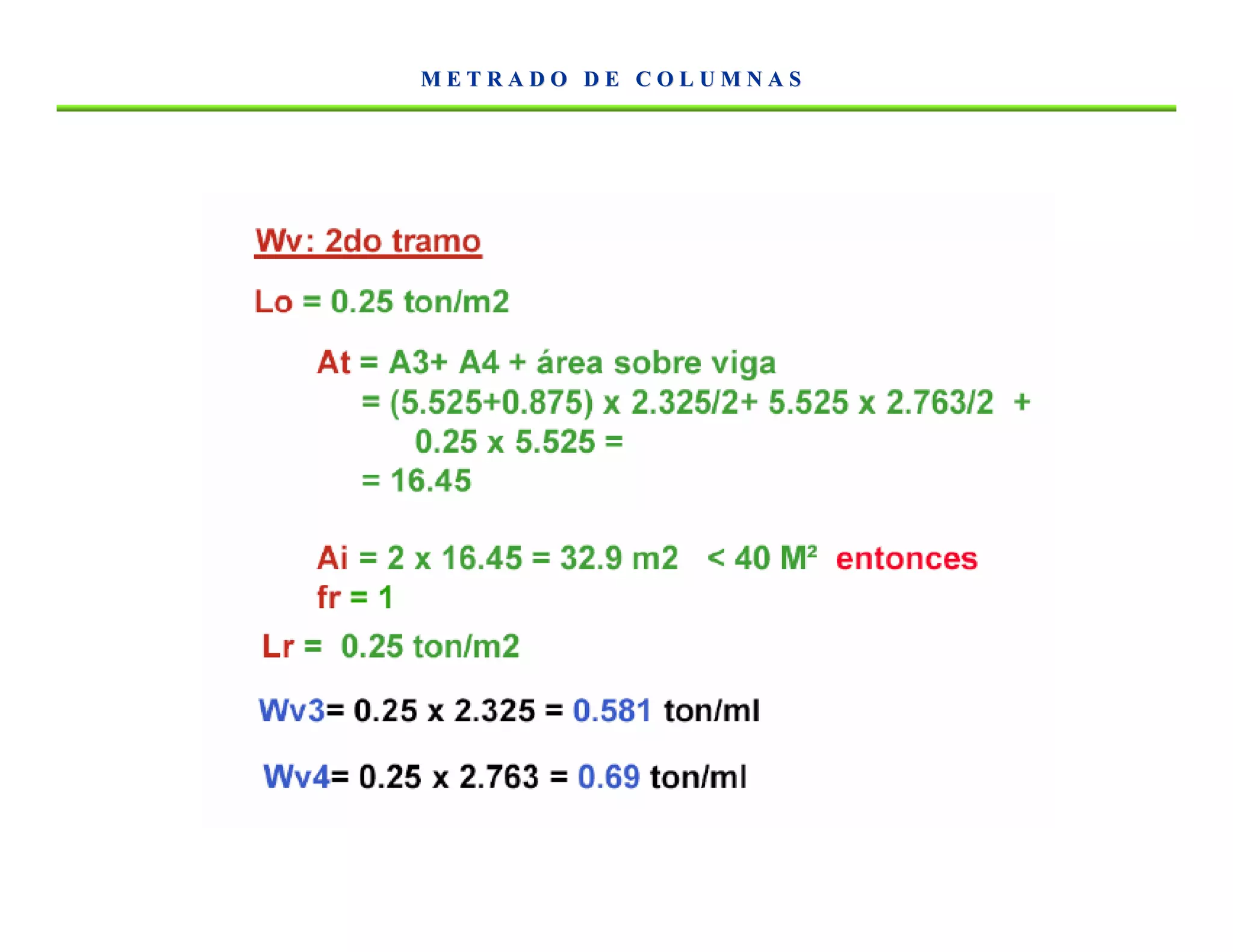 Metrado de cargas vigas - columnas civilfree.com