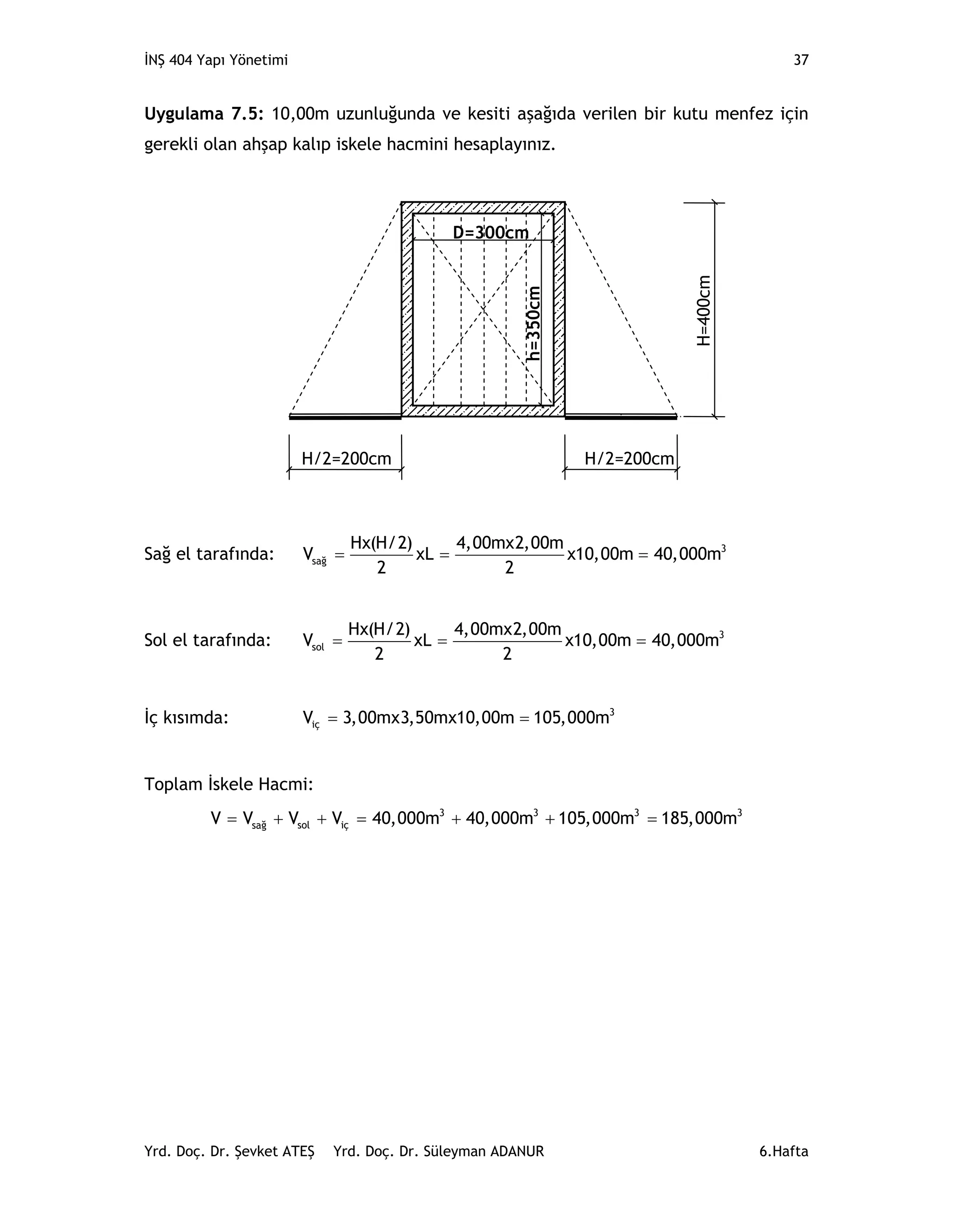 Metraj ve Keşif İşleri Ders Notları | PDF