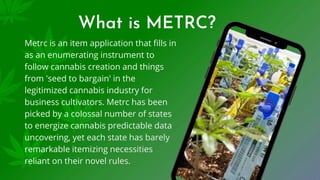 Metrc track and trace software | PPT