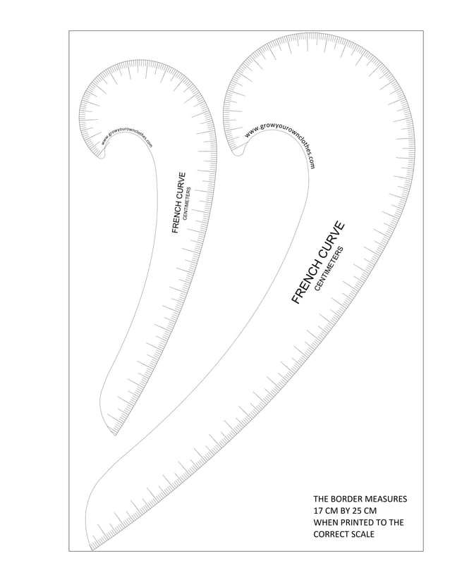 Metric french-curves2 | PDF
