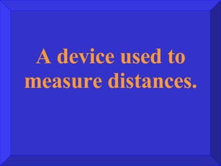 Metric Jeopardy | PPT