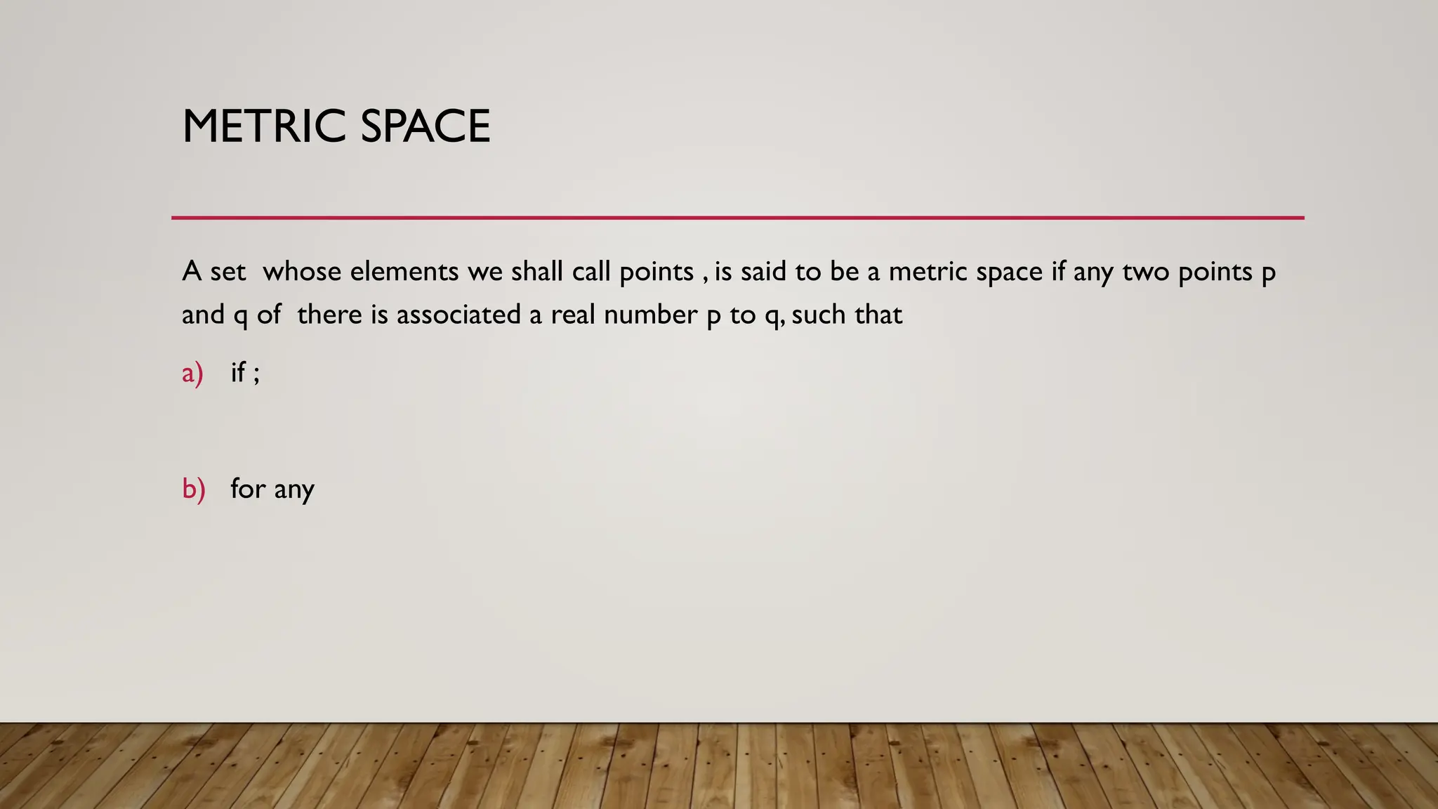 Metric-space-1-Calculus with Analytic Geometry | PPTX