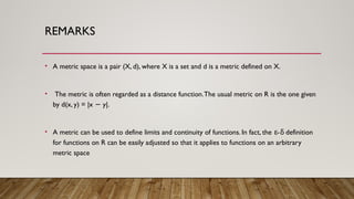 Metric-space-1-Calculus with Analytic Geometry | PPTX