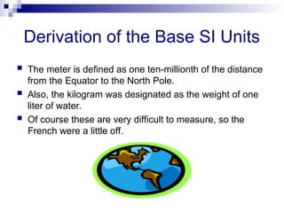 the fundamental about Metric System in engineering | PPT