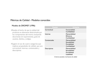 Métricas de calidad de software | PDF