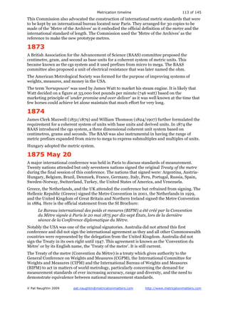 Metrication timeline | PDF