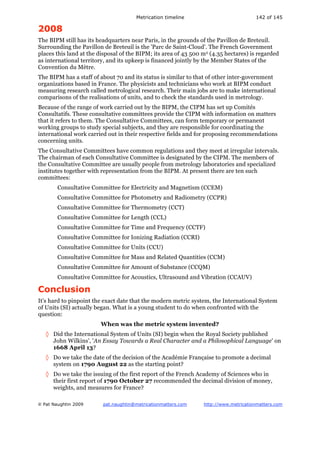 Metrication timeline | PDF