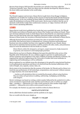 Metrication timeline | PDF | Physics | Science