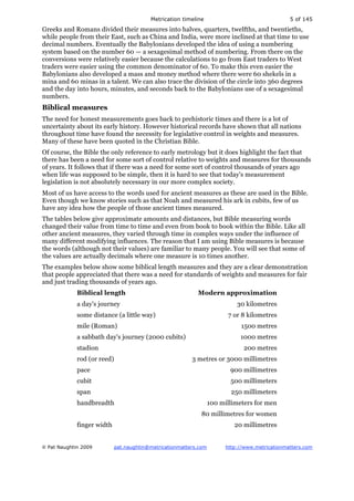 Metrication timeline | PDF | Physics | Science