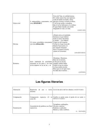 Metrica y figuras literarias | PDF