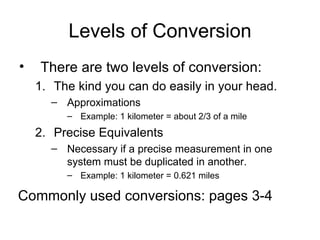 Metric conversion lab | PPT