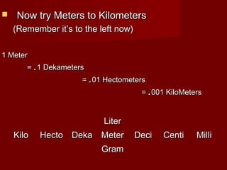 Metric conversions 2010 | PPT