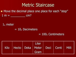 Metric conversions 2010 | PPT