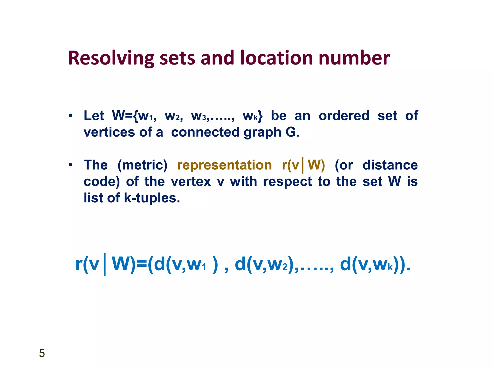 Metric dimesion of circulsnt graphs | PPT