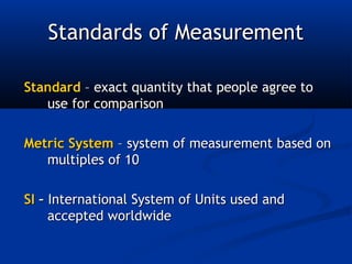 Metric Measures | PPT