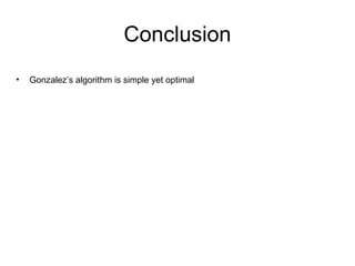 Metric k center | PPT