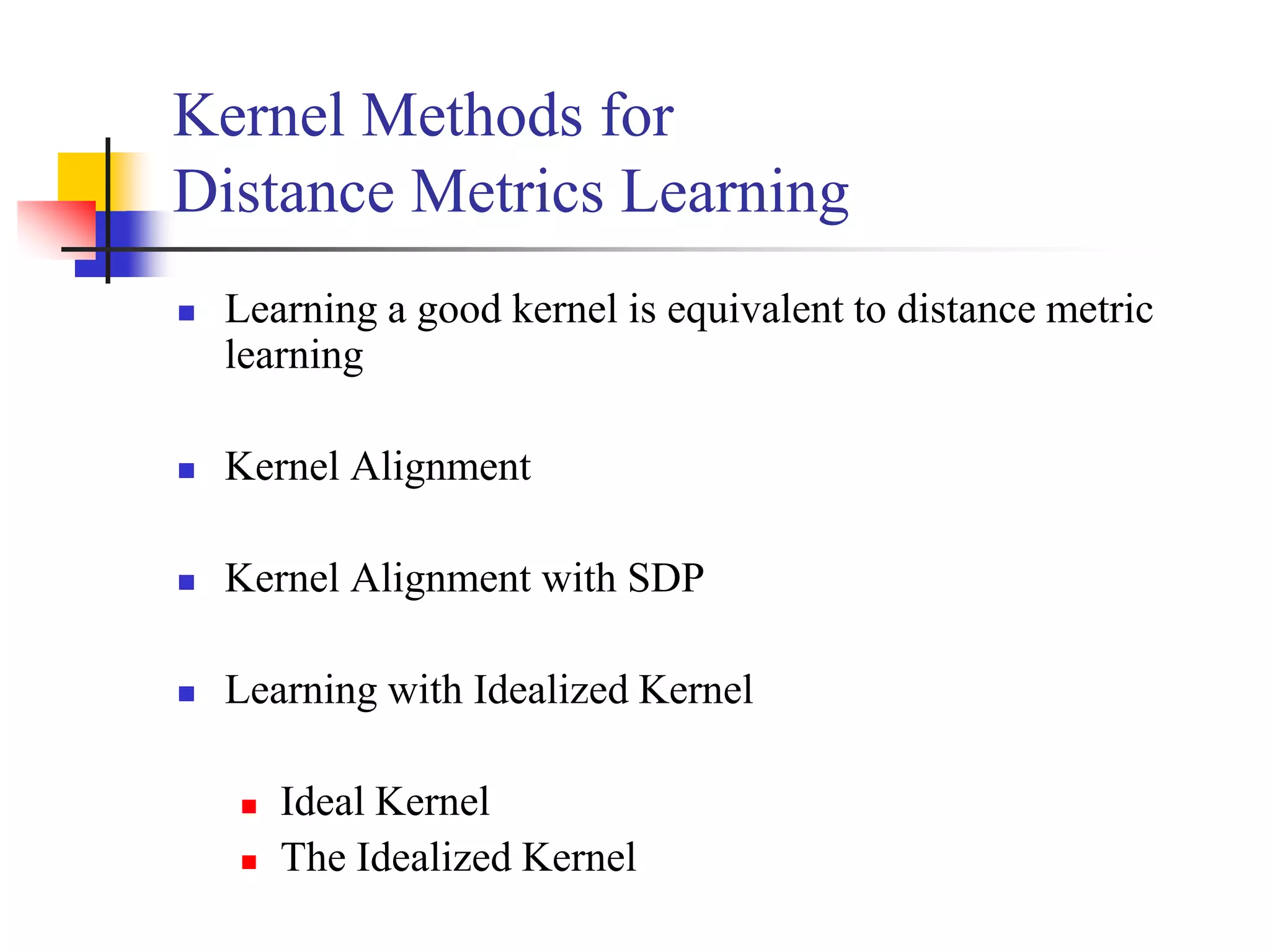 Metric Learning Survey Slides | PDF