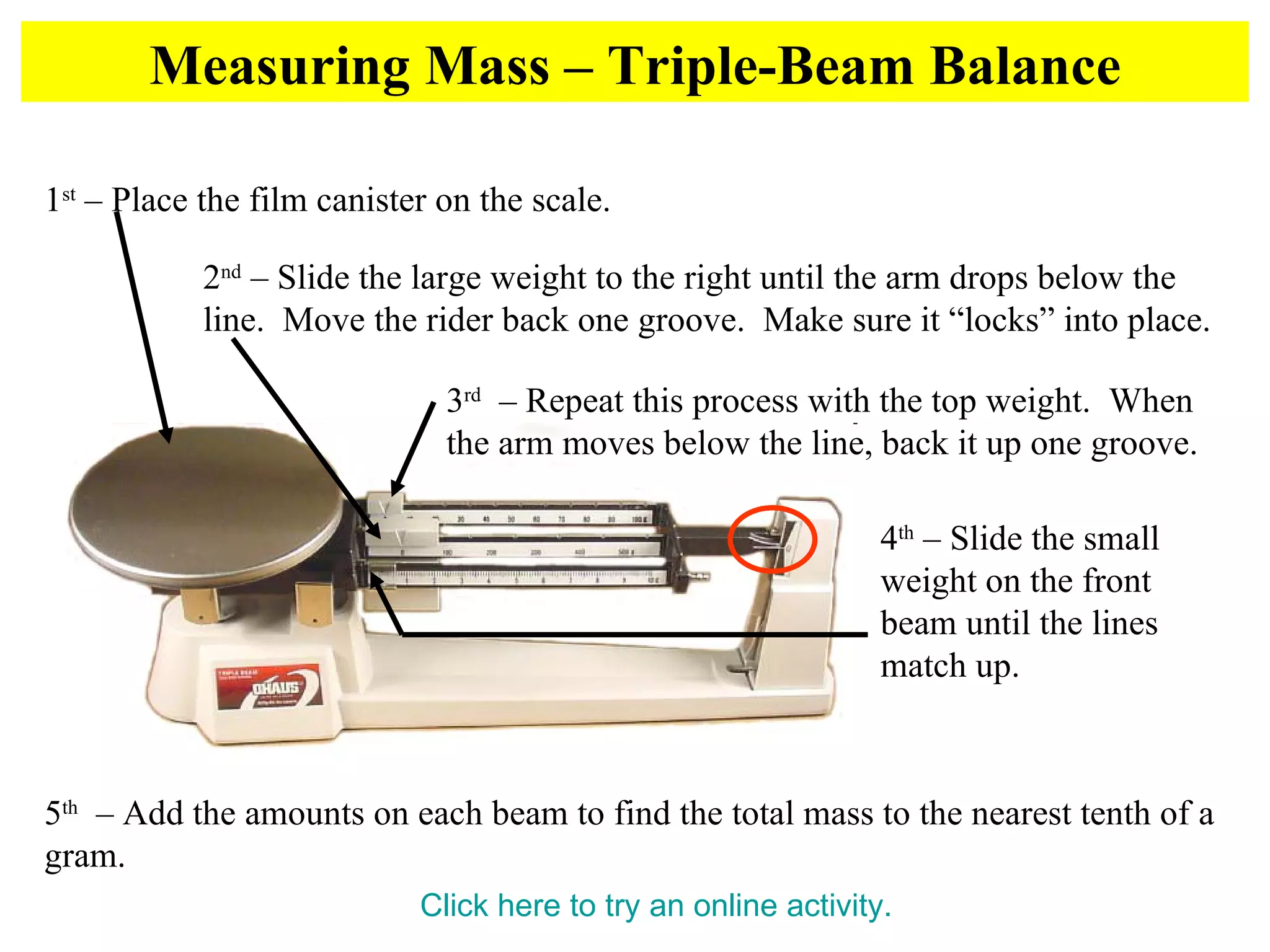 Metric Length Mass and Volume | PPT