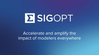Metric Management: a SigOpt Applied Use Case | PPT