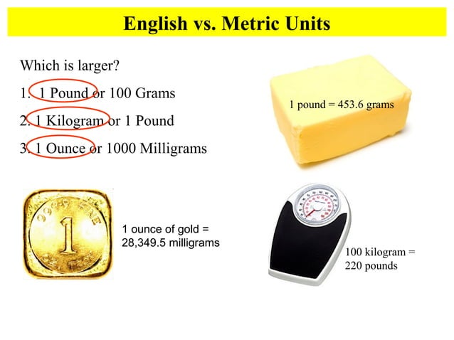 Metric Mania Mass | PPT