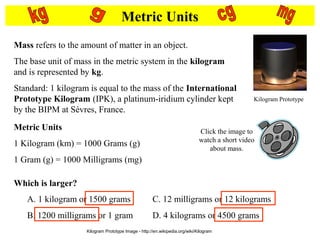 Metric Mania Mass | PPT