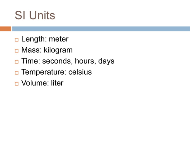 Metric Measurement | PPT