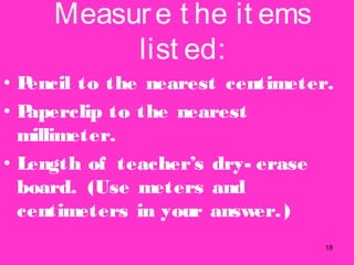 Metric measurement | PPT