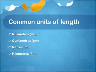 Metric measurement conversion information | PPTX
