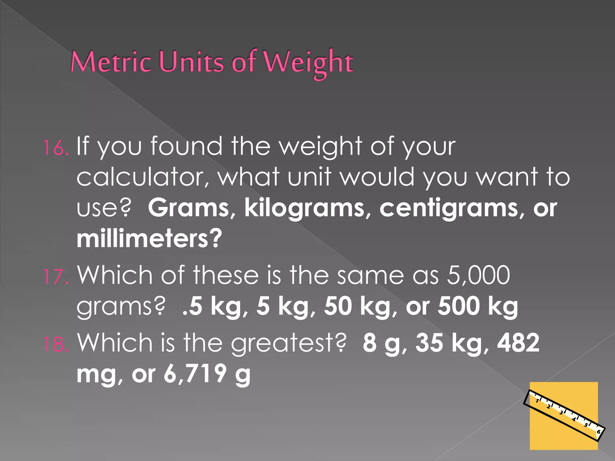 Metric measurement conversions review | PPTX | Physics | Science