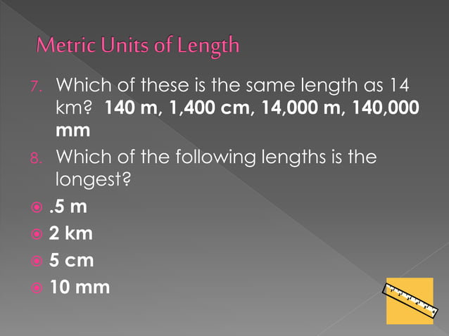 Metric measurement conversions review | PPTX | Physics | Science