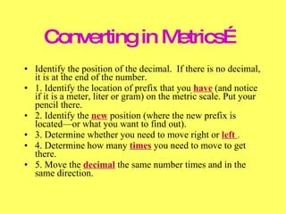 Metric Powerpoint Set | PPT