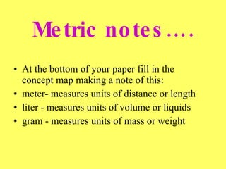 Metric Powerpoint Set | PPT