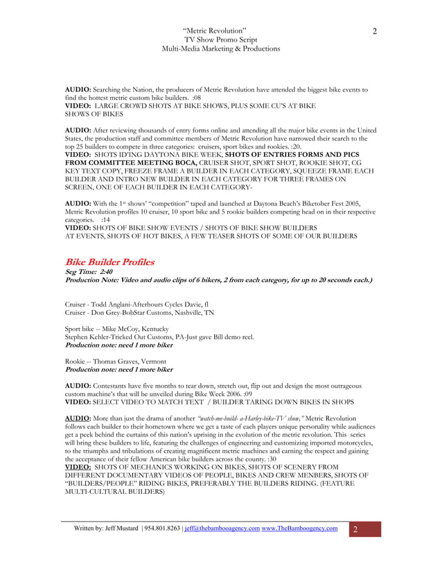 Metric revolution script_final | PDF