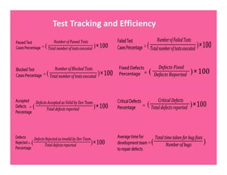 Software Testing Metrics | PDF