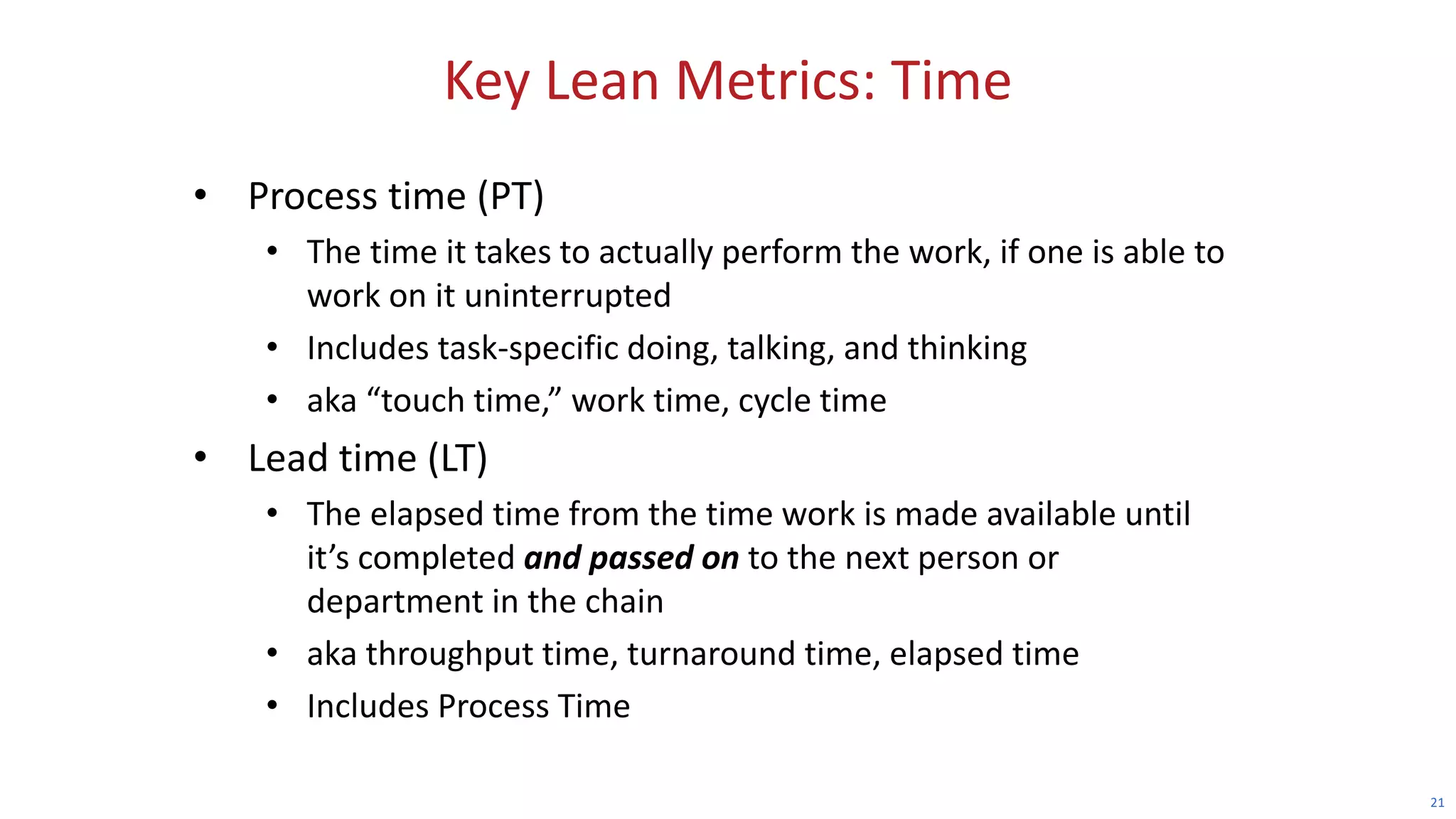 Metrics-Based Process Mapping | PDF