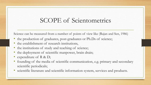 Metric Fields in Information Science | PPTX | Internet | Computing