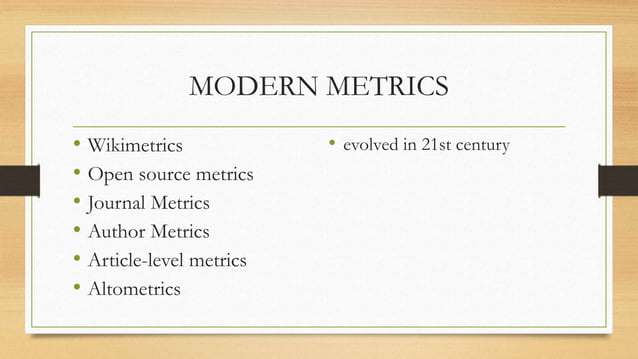 Metric Fields in Information Science | PPTX | Internet | Computing
