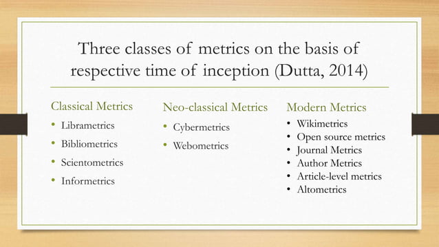 Metric Fields in Information Science | PPTX | Internet | Computing