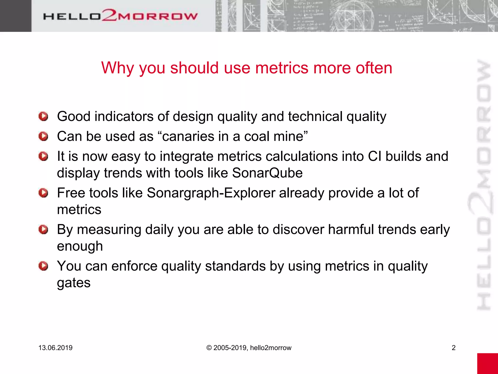 Metrics for architects | PPT